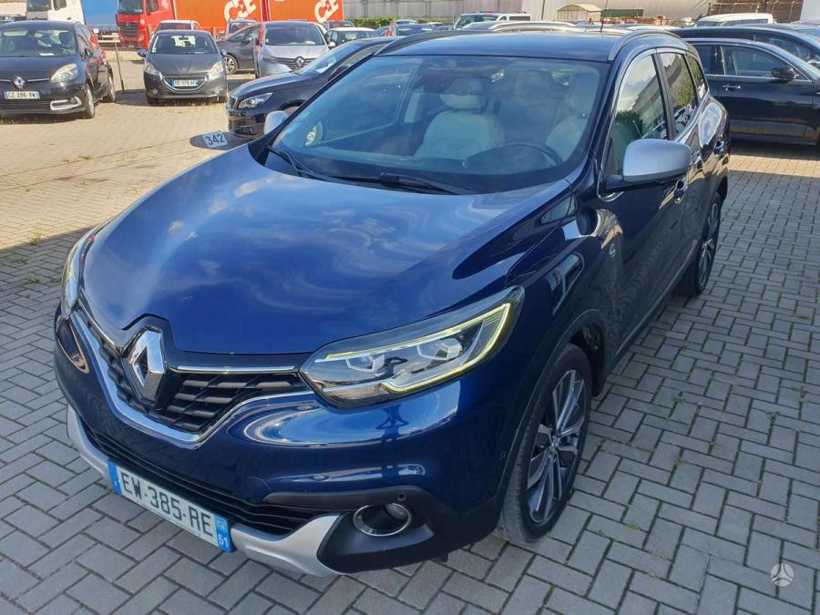 Zils Renault Kadjar 2018 Tauragė, ar dzinēja tilpumu 1.60 L un nobraukumu 274 tūkst. km par 8950 €, foto 10 vietnē AUTOMOTO.COM.LV