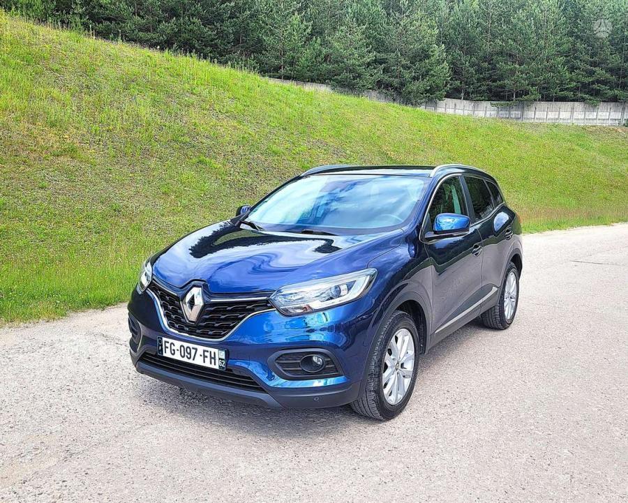 Blue Renault Kadjar 2019 in Vilnius, with an engine capacity of 1.46 L and mileage of 168 thousand km for 10800 €, photo 3 on AUTOMOTO.COM.LV