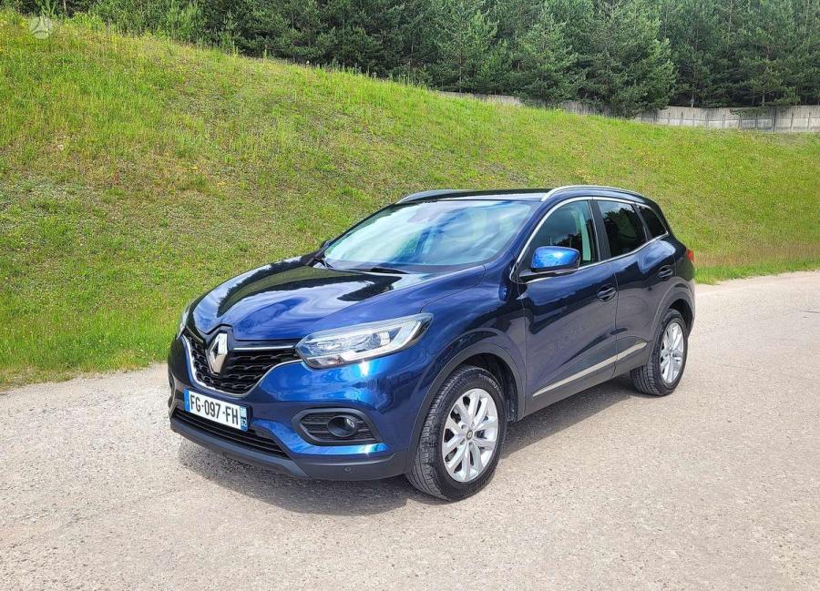 Blue Renault Kadjar 2019 in Vilnius, with an engine capacity of 1.46 L and mileage of 168 thousand km for 10800 €, photo 4 on AUTOMOTO.COM.LV