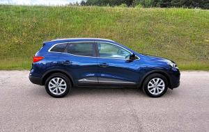 Blue Renault Kadjar 2019 in Vilnius, with an engine capacity of 1.46 L and mileage of 168 thousand km for 10800 €, photo 7 on AUTOMOTO.COM.LV