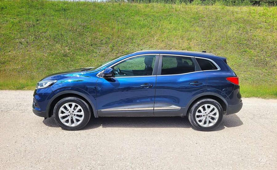 Blue Renault Kadjar 2019 in Vilnius, with an engine capacity of 1.46 L and mileage of 168 thousand km for 10800 €, photo 8 on AUTOMOTO.COM.LV