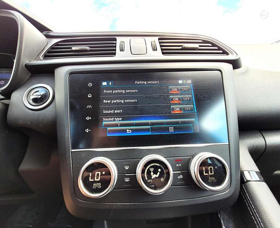Blue Renault Kadjar 2019 in Vilnius, with an engine capacity of 1.46 L and mileage of 168 thousand km for 10800 €, photo 19 on AUTOMOTO.COM.LV