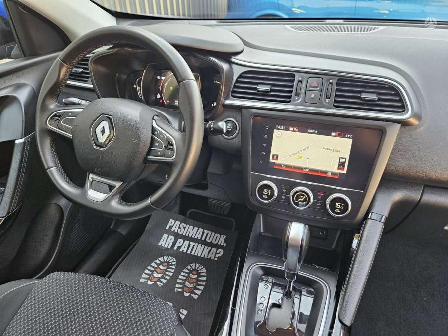 Zils Renault Kadjar 2019 Šauļi, ar dzinēja tilpumu 1.33 L un nobraukumu 112 tūkst. km par 11950 €, foto 15 vietnē AUTOMOTO.COM.LV