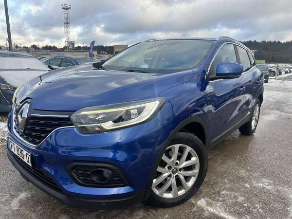 Blue Renault Kadjar 2020 in Vilnius, with an engine capacity of 1.46 L and mileage of 147 thousand km for 12704 €, photo 1 on AUTOMOTO.COM.LV