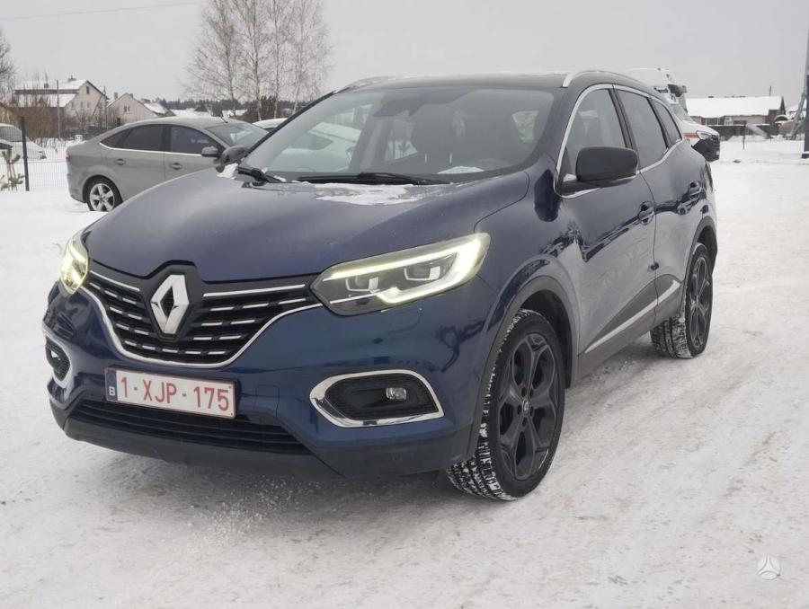 Blue Renault Kadjar 2020 in Taurage, with an engine capacity of 1.30 L and mileage of 135 thousand km for 11000 €, photo 1 on AUTOMOTO.COM.LV