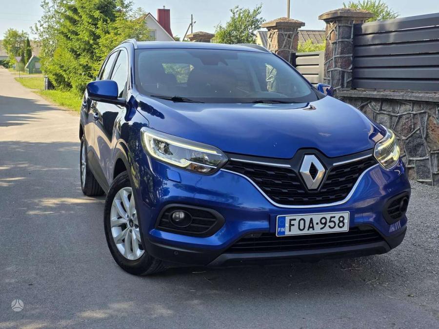 Blue Renault Kadjar 2020 in Radviliskis, with an engine capacity of 1.33 L and mileage of 200 thousand km for 10950 €, photo 3 on AUTOMOTO.COM.LV