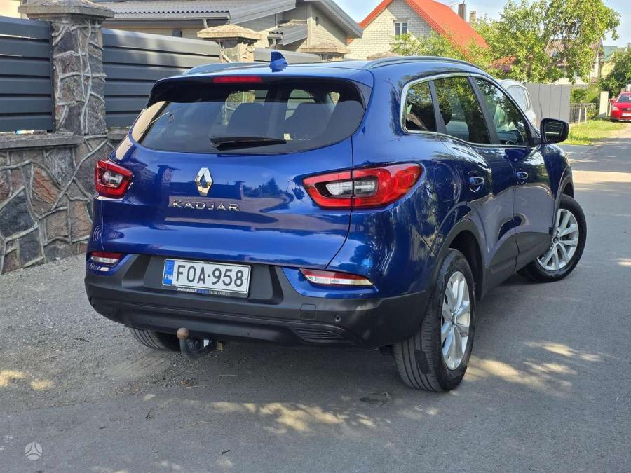 Blue Renault Kadjar 2020 in Radviliskis, with an engine capacity of 1.33 L and mileage of 200 thousand km for 10950 €, photo 13 on AUTOMOTO.COM.LV
