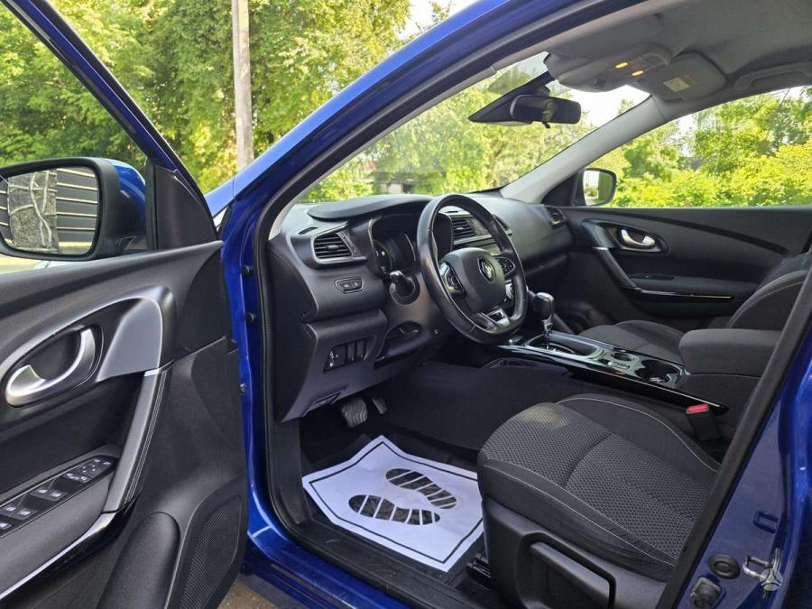 Blue Renault Kadjar 2020 in Radviliskis, with an engine capacity of 1.33 L and mileage of 200 thousand km for 10950 €, photo 17 on AUTOMOTO.COM.LV