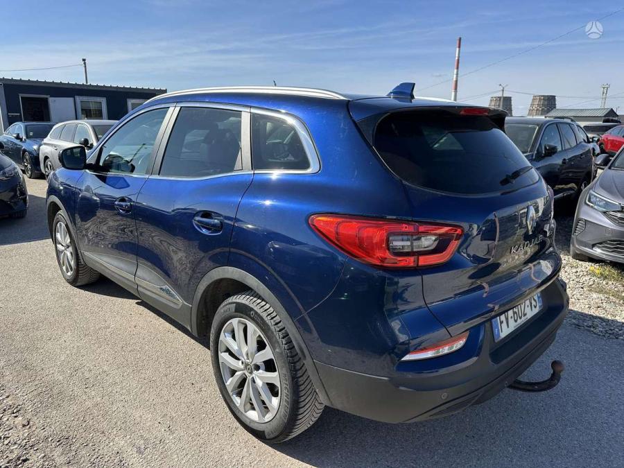 Blue Renault Kadjar 2020 in Vilnius, with an engine capacity of 1.46 L and mileage of 189 thousand km for 11494 €, photo 5 on AUTOMOTO.COM.LV