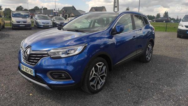 Blue Renault Kadjar 2020 in Taurage, with an engine capacity of 1.46 L and mileage of 299 thousand km for 9700 €, photo 1 on AUTOMOTO.COM.LV