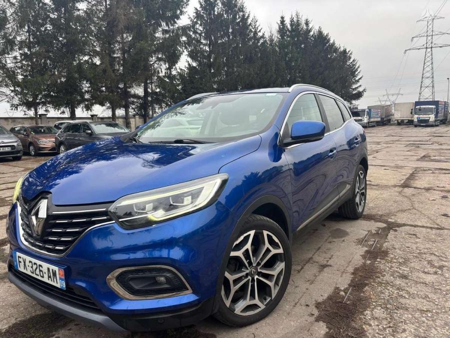 Blue Renault Kadjar 2021 in Kaunas, with an engine capacity of 1.46 L and mileage of 198 thousand km for 13915 €, photo 1 on AUTOMOTO.COM.LV