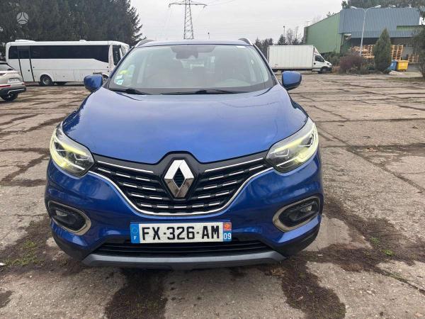 Blue Renault Kadjar 2021 in Kaunas, with an engine capacity of 1.46 L and mileage of 198 thousand km for 13915 €, photo 3 on AUTOMOTO.COM.LV