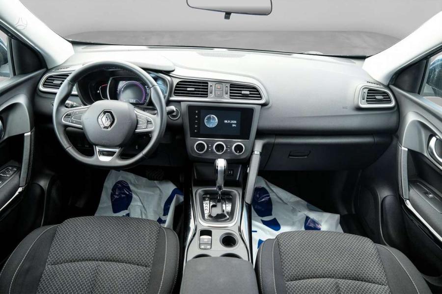 Blue Renault Kadjar 2021 in Kaunas, with an engine capacity of 1.30 L and mileage of 142 thousand km for 12590 €, photo 10 on AUTOMOTO.COM.LV