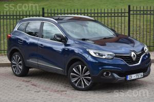 Blue Renault Kadjar 2018 in Valmiera, with an engine capacity of 1.20 L and mileage of 94 thousand km for 12500 €, photo  on AUTOMOTO.COM.LV