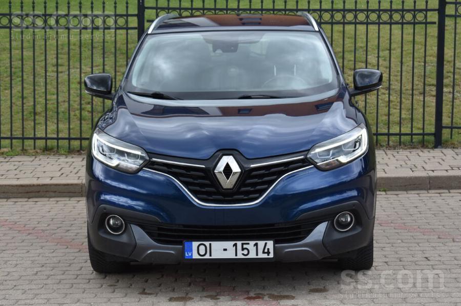 Синий Рено Kadjar 2018 в Валмиера, объемом двигателя 1.20 л и пробегом 94 тыс. км за 12500 €, фото 3 на AUTOMOTO.COM.LV