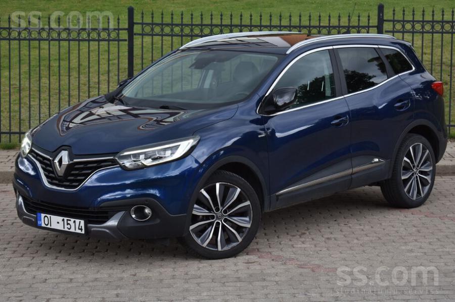 Синий Рено Kadjar 2018 в Валмиера, объемом двигателя 1.20 л и пробегом 94 тыс. км за 12500 €, фото 4 на AUTOMOTO.COM.LV