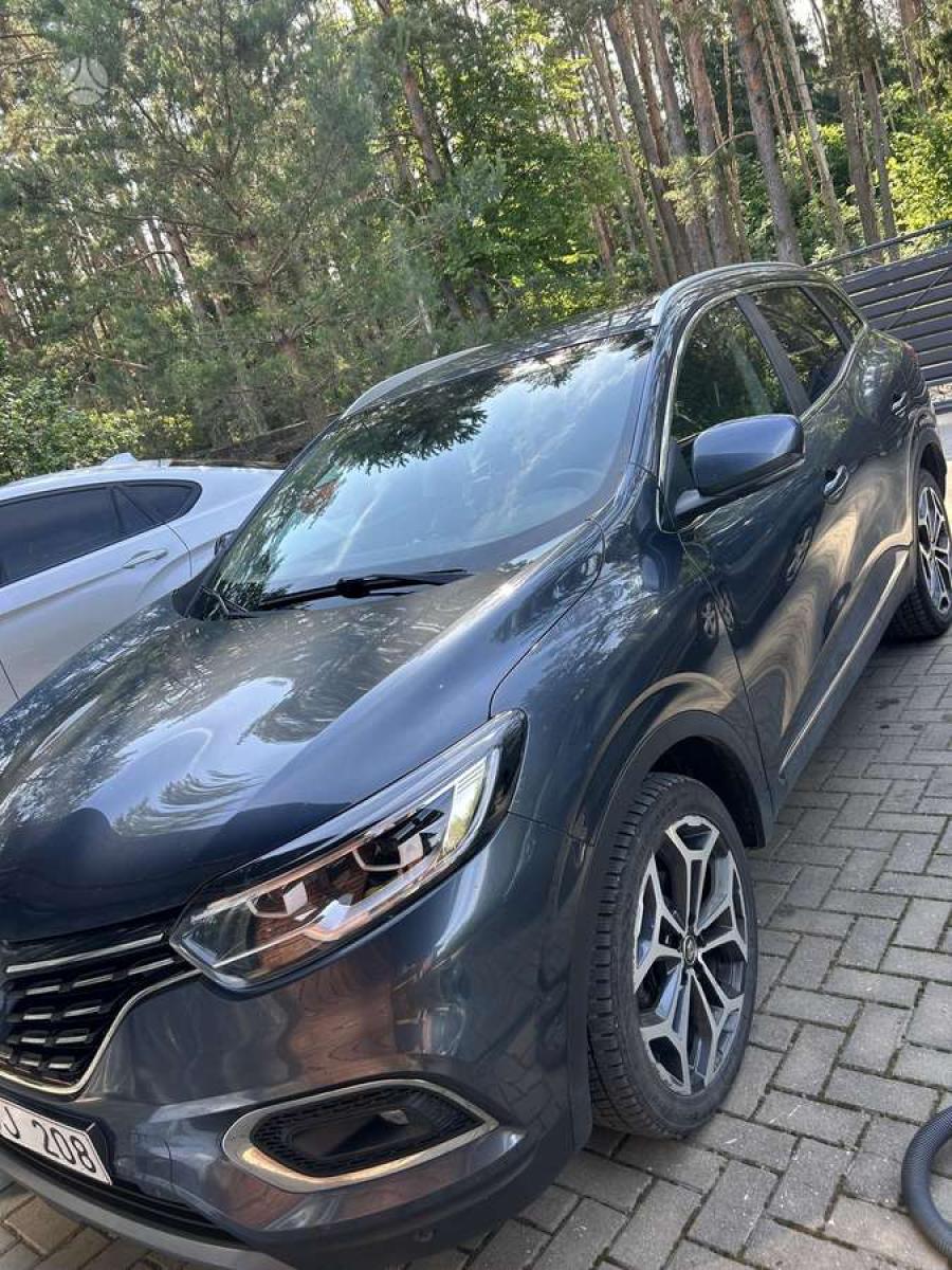 Blue Renault Kadjar 2019 in Jonava, with an engine capacity of 1.50 L and mileage of 104 thousand km for 14000 €, photo 15 on AUTOMOTO.COM.LV