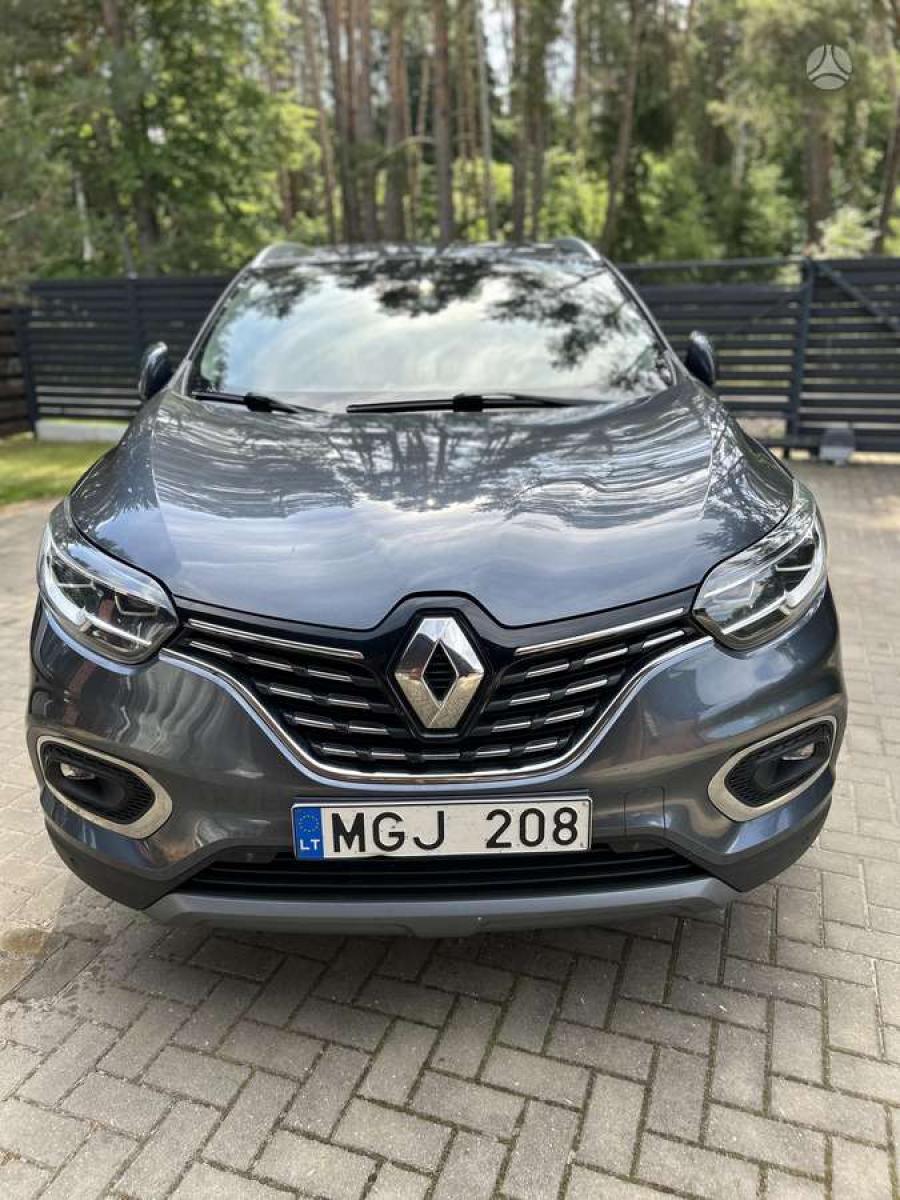 Blue Renault Kadjar 2019 in Jonava, with an engine capacity of 1.50 L and mileage of 104 thousand km for 14000 €, photo 19 on AUTOMOTO.COM.LV