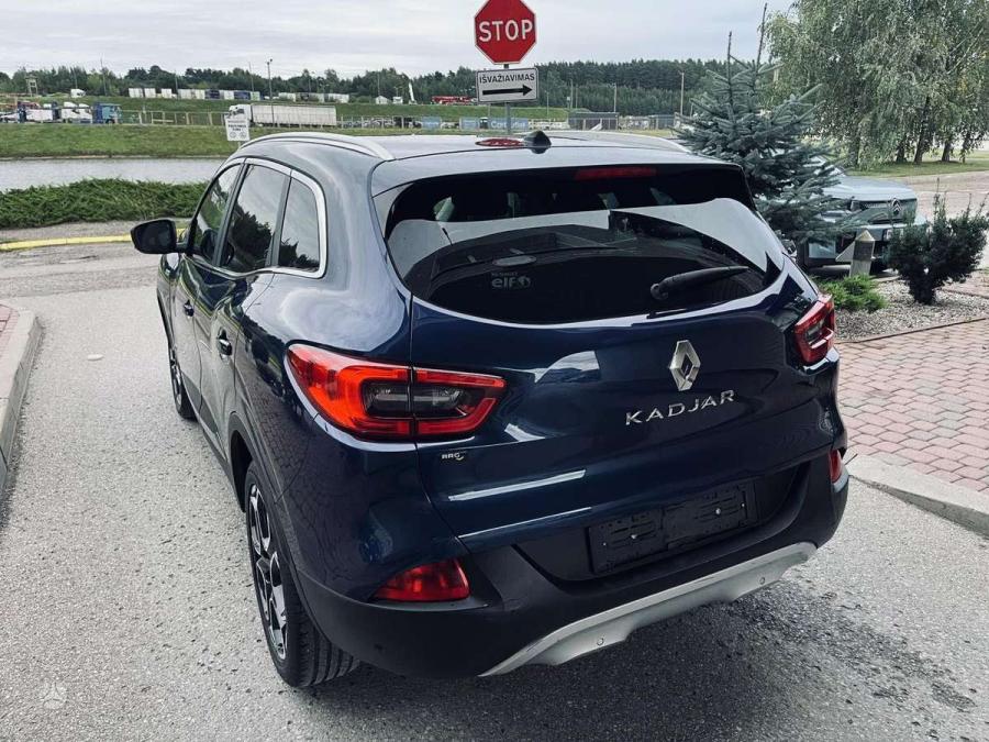 Синий Рено Kadjar 2018 в Вильнюс, объемом двигателя 1.46 л и пробегом 122 тыс. км за 8300 €, фото 8 на AUTOMOTO.COM.LV