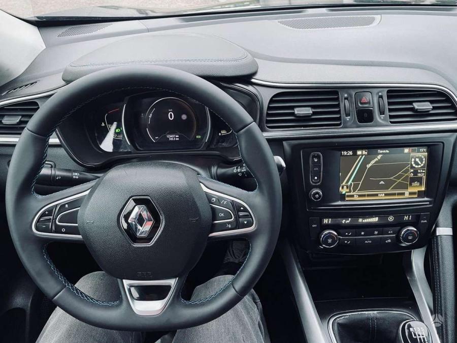Синий Рено Kadjar 2018 в Вильнюс, объемом двигателя 1.46 л и пробегом 122 тыс. км за 8300 €, фото 16 на AUTOMOTO.COM.LV