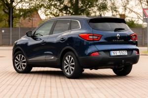 Blue Renault Kadjar 2015 in Riga, with an engine capacity of 1.50 L and mileage of 224 thousand km for 11750 €, photo 7 on AUTOMOTO.COM.LV