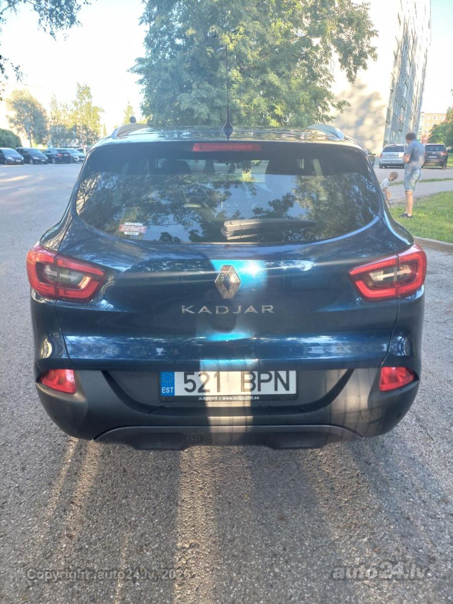 Blue Renault Kadjar 2016 in Tartu, with an engine capacity of 1.20 L and mileage of 119 thousand km for 8700 €, photo 3 on AUTOMOTO.COM.LV