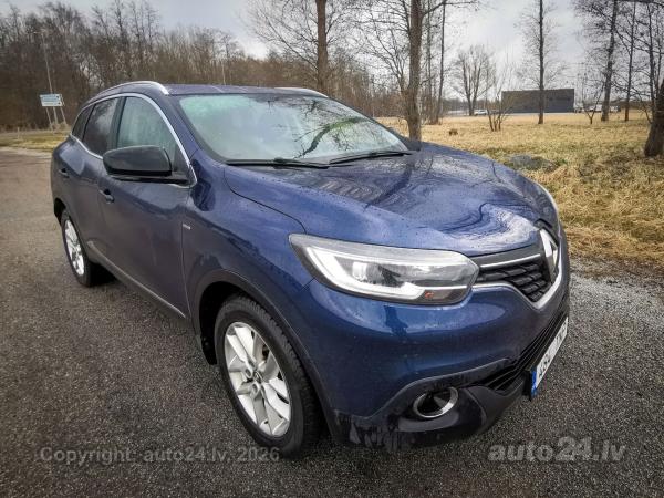 Blue Renault Kadjar 2019 in Parnu, with an engine capacity of 1.20 L and mileage of 104 thousand km for 12900 €, photo 1 on AUTOMOTO.COM.LV