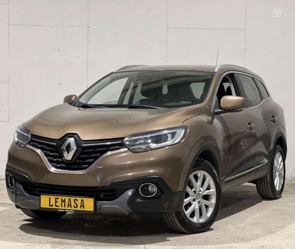 Brown Renault Kadjar 2015 in Klaipeda, with an engine capacity of 1.46 L and mileage of 279 thousand km for 7999 €, photo 1 on AUTOMOTO.COM.LV