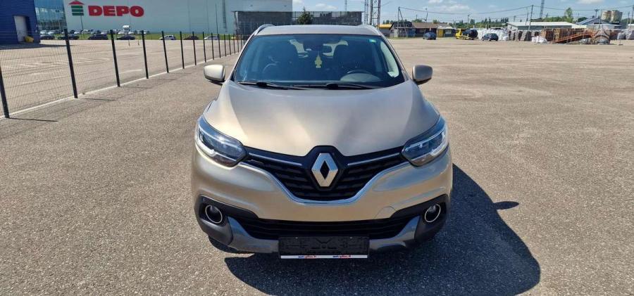 Brown Renault Kadjar 2016 in Kaunas, with an engine capacity of 1.46 L and mileage of 135 thousand km for 8450 €, photo 3 on AUTOMOTO.COM.LV
