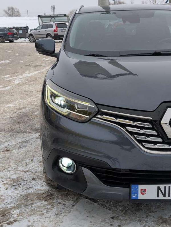 Grey Renault Kadjar 2015 in Siauliai, with an engine capacity of 1.46 L and mileage of 191 thousand km for 9800 €, photo 8 on AUTOMOTO.COM.LV