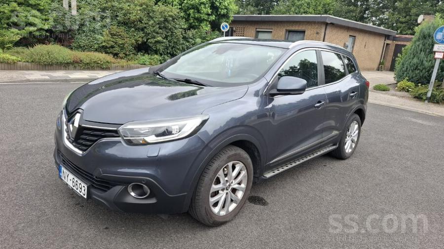 Grey Renault Kadjar 2015 in Riga, with an engine capacity of 1.20 L and mileage of 186 thousand km for 10300 €, photo 3 on AUTOMOTO.COM.LV