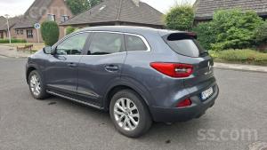 Grey Renault Kadjar 2015 in Riga, with an engine capacity of 1.20 L and mileage of 186 thousand km for 10300 €, photo 7 on AUTOMOTO.COM.LV
