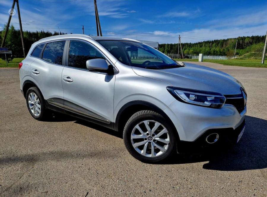 Pelēks Renault Kadjar 2015 Viļņa, ar dzinēja tilpumu 1.20 L un nobraukumu 98 tūkst. km par 6500 €, foto 6 vietnē AUTOMOTO.COM.LV
