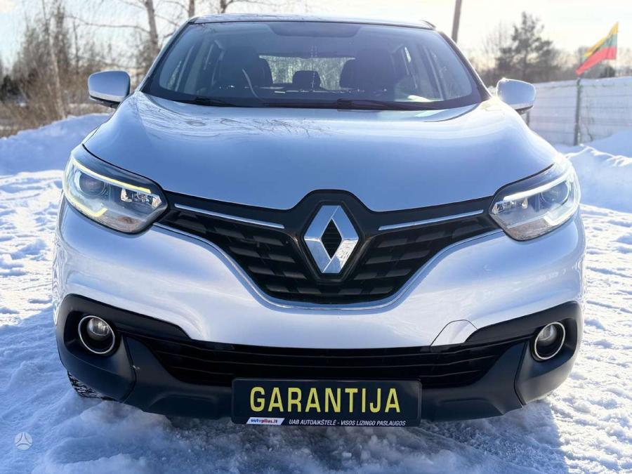 Grey Renault Kadjar 2016 in Siauliai, with an engine capacity of 1.46 L and mileage of 263 thousand km for 7750 €, photo 5 on AUTOMOTO.COM.LV