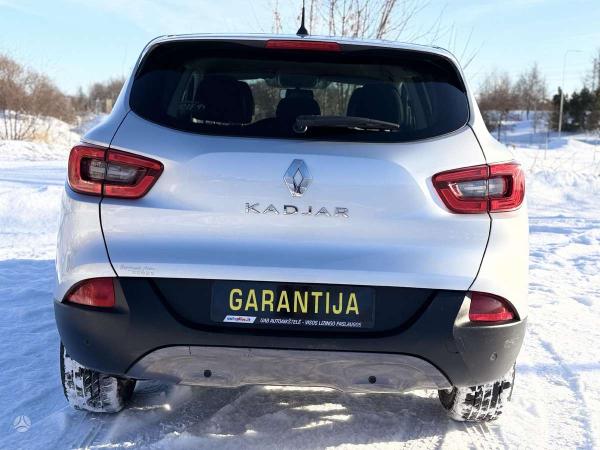 Grey Renault Kadjar 2016 in Siauliai, with an engine capacity of 1.46 L and mileage of 263 thousand km for 7750 €, photo 6 on AUTOMOTO.COM.LV