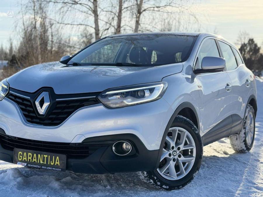Grey Renault Kadjar 2016 in Siauliai, with an engine capacity of 1.46 L and mileage of 263 thousand km for 7750 €, photo 16 on AUTOMOTO.COM.LV