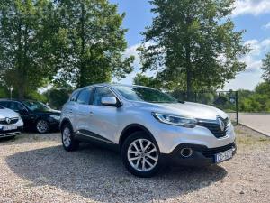 Grey Renault Kadjar 2016 in Kuldiga, with an engine capacity of 1.50 L and mileage of 252 thousand km for 7190 €, photo 1 on AUTOMOTO.COM.LV