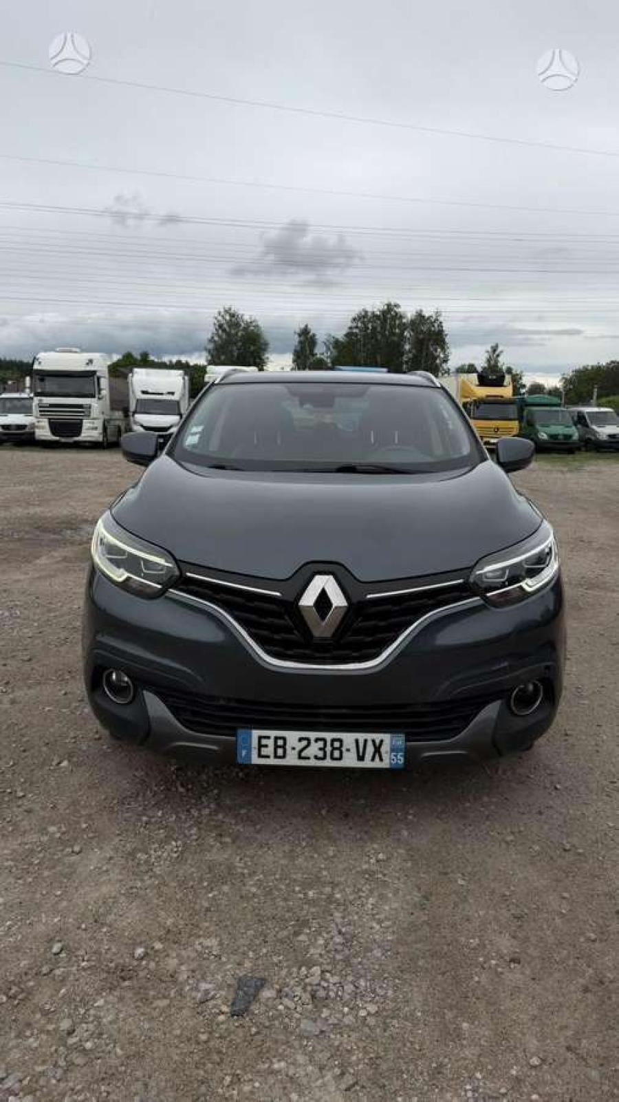 Серый Рено Kadjar 2016 в Каунас, объемом двигателя 1.46 л и пробегом 178 тыс. км за 8150 €, фото 4 на AUTOMOTO.COM.LV