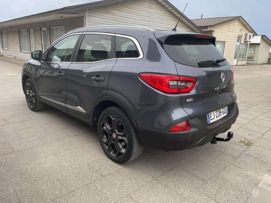 Pelēks Renault Kadjar 2016 Viļņa, ar dzinēja tilpumu 1.50 L un nobraukumu 143 tūkst. km par 8950 €, foto 6 vietnē AUTOMOTO.COM.LV