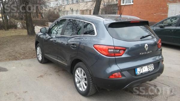 Серый Рено Kadjar 2016 в Рига, объемом двигателя 1.20 л и пробегом 96 тыс. км за 8500 €, фото 1 на AUTOMOTO.COM.LV