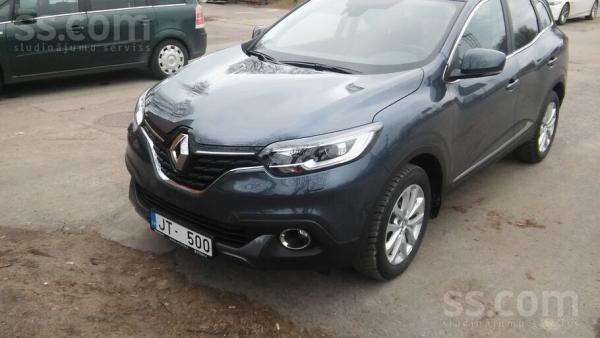 Серый Рено Kadjar 2016 в Рига, объемом двигателя 1.20 л и пробегом 96 тыс. км за 8500 €, фото 5 на AUTOMOTO.COM.LV