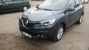 Grey Renault Kadjar 2016 in Riga, with an engine capacity of 1.20 L and mileage of 96 thousand km for 8500 €, photo 5 on AUTOMOTO.COM.LV