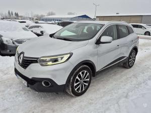 Grey Renault Kadjar 2017 in Taurage, with an engine capacity of 1.46 L and mileage of 220 thousand km for 8500 €, photo  on AUTOMOTO.COM.LV