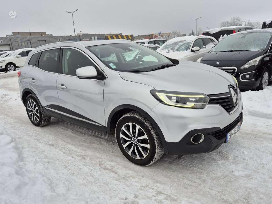 Grey Renault Kadjar 2017 in Taurage, with an engine capacity of 1.46 L and mileage of 220 thousand km for 8500 €, photo 3 on AUTOMOTO.COM.LV