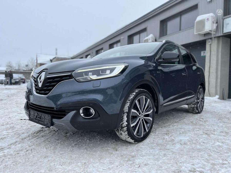 Pelēks Renault Kadjar 2017 Šauļi, ar dzinēja tilpumu 1.20 L un nobraukumu 102 tūkst. km par 9550 €, foto 1 vietnē AUTOMOTO.COM.LV