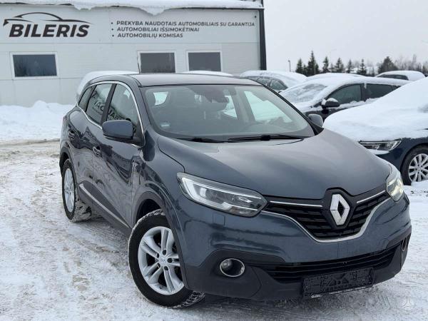 Pelēks Renault Kadjar 2017 Utena, ar dzinēja tilpumu 1.46 L un nobraukumu 249 tūkst. km par 8390 €, foto 1 vietnē AUTOMOTO.COM.LV