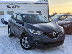 Grey Renault Kadjar 2017 in Utena, with an engine capacity of 1.46 L and mileage of 249 thousand km for 7990 €, photo  on AUTOMOTO.COM.LV