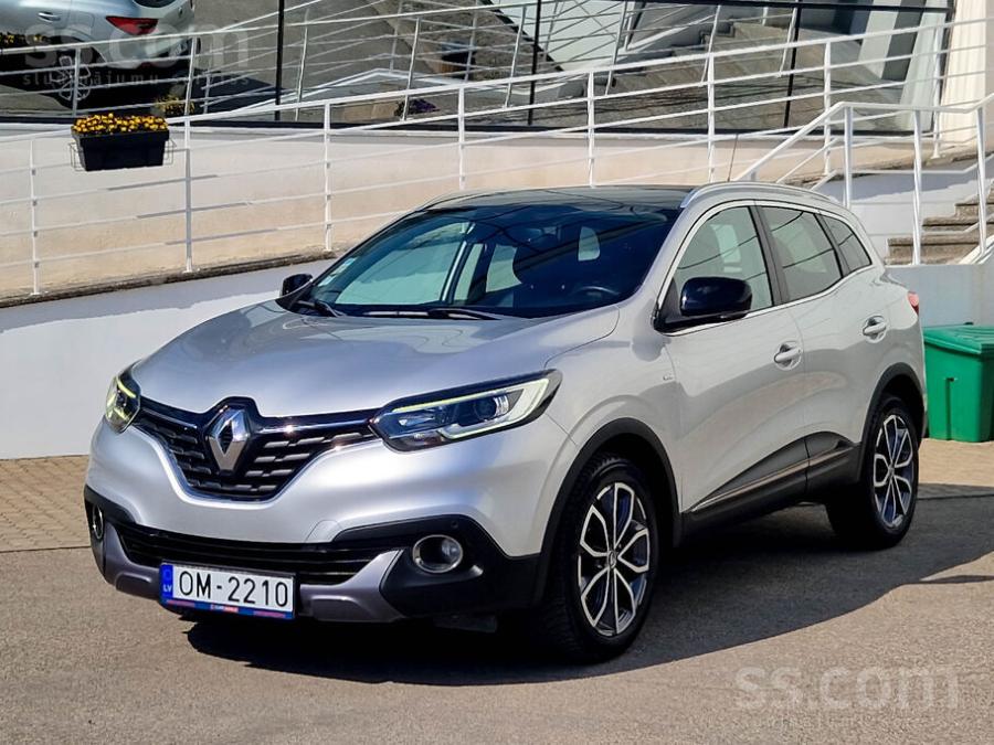 Grey Renault Kadjar 2017 in Riga, with an engine capacity of 1.20 L and mileage of 164 thousand km for 9750 €, photo 1 on AUTOMOTO.COM.LV