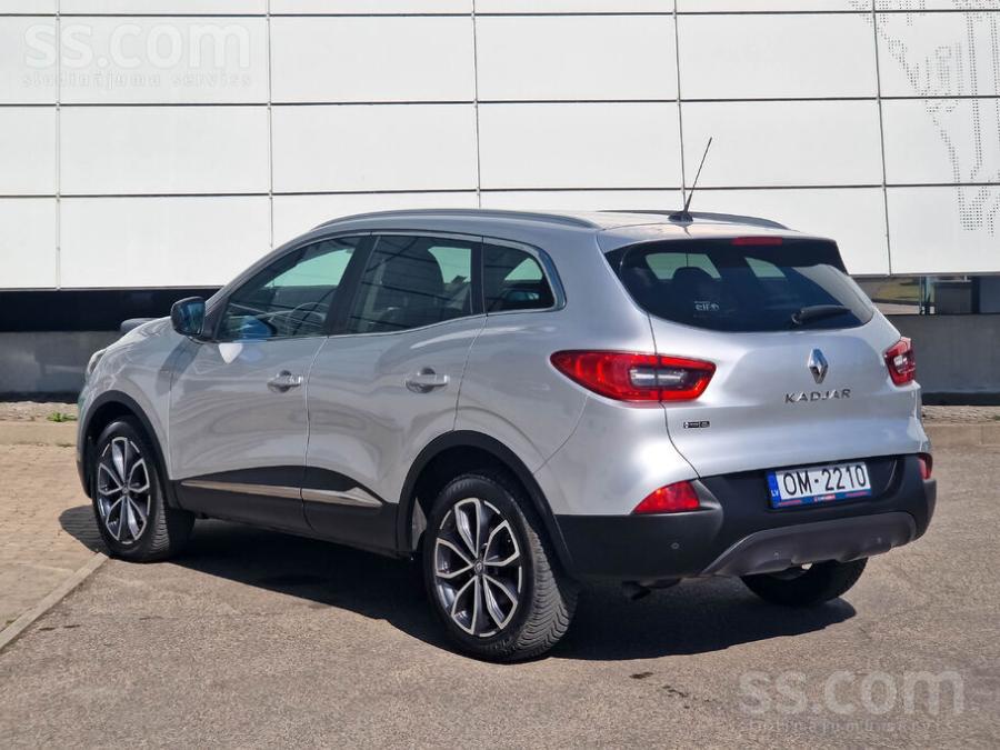 Grey Renault Kadjar 2017 in Riga, with an engine capacity of 1.20 L and mileage of 164 thousand km for 9750 €, photo 9 on AUTOMOTO.COM.LV