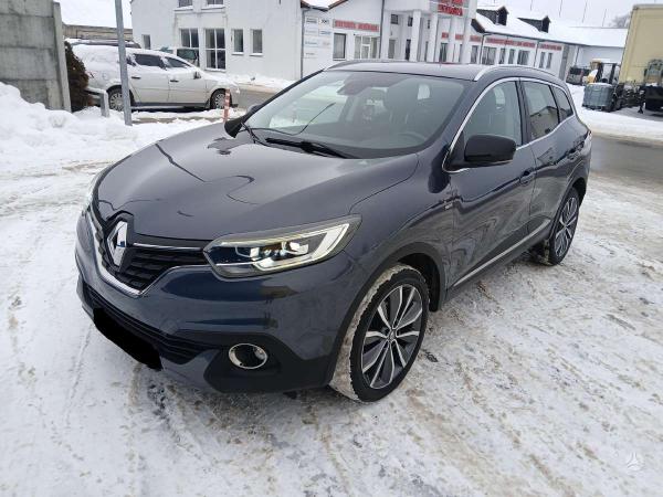 Grey Renault Kadjar 2018 in Taurage, with an engine capacity of 1.46 L and mileage of 225 thousand km for 9700 €, photo 2 on AUTOMOTO.COM.LV